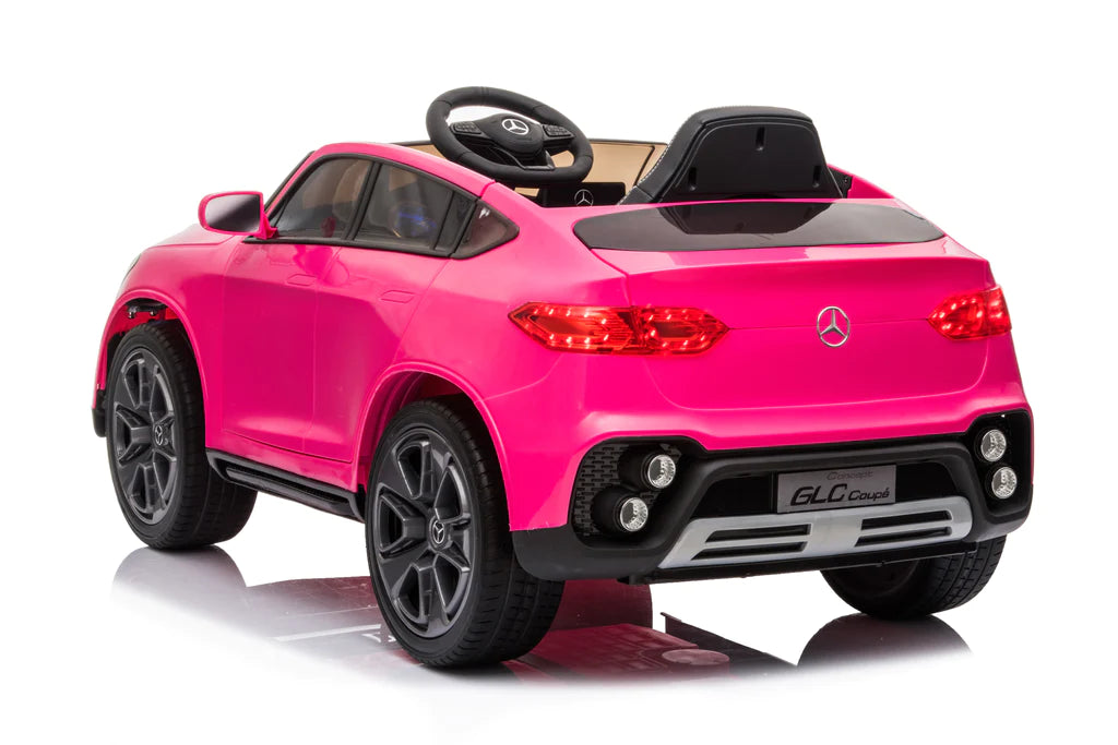 2025 Licensed GLC Upgraded 12V Mercedes Benz Coupe Kids Ride On Car ...