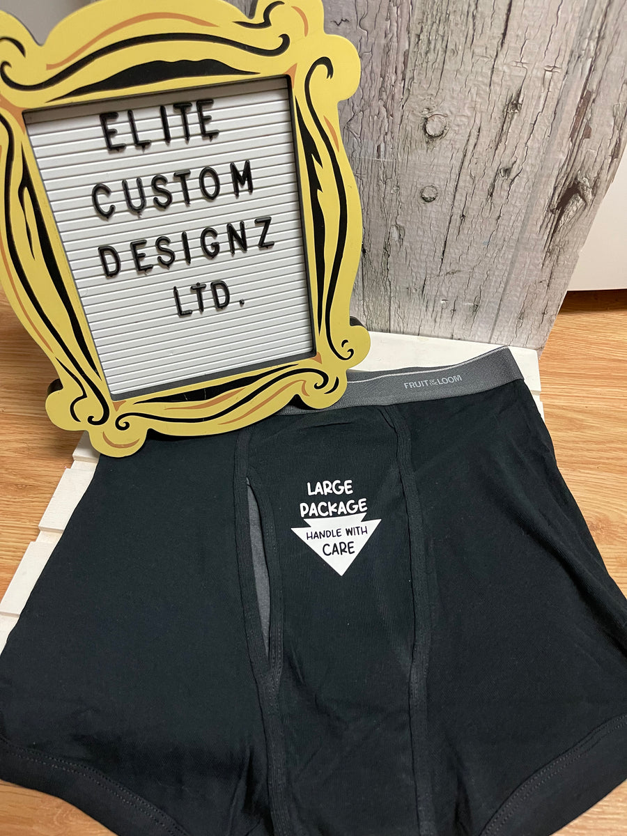 Handle With Care Package Adult Underwear – Elite Custom Designz Ltd.